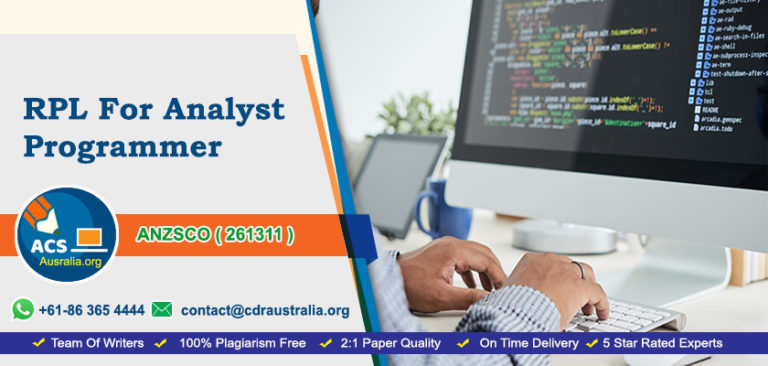 ACS RPL For Analyst Programmer for Australia Immigration - 261311